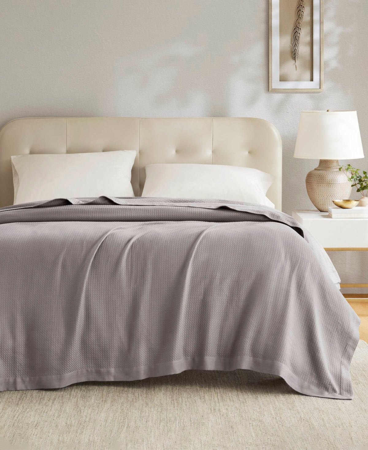 Click here for Madison Park Egyptian Cotton Blanket  Twin - Grey prices