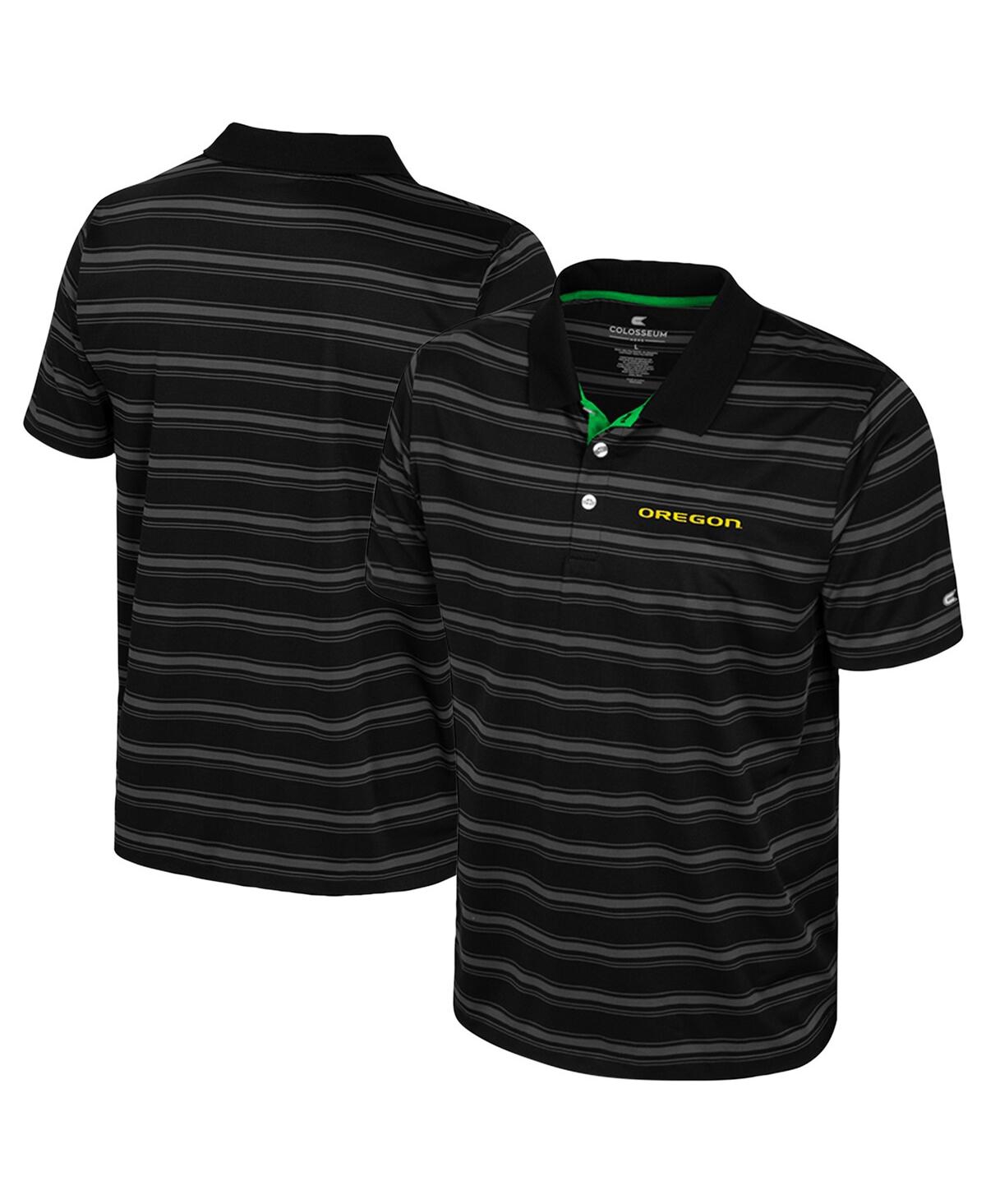 Click here for Colosseum Mens Black Oregon Ducks Milk Steak Polo... prices