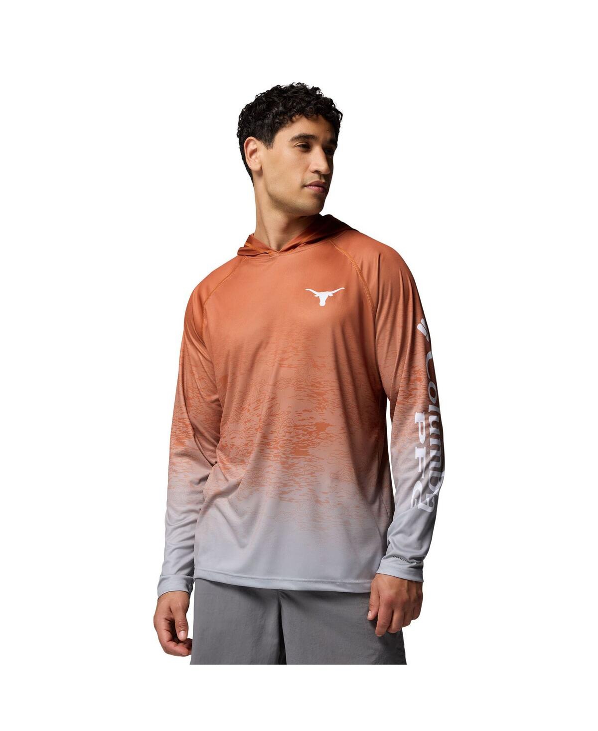 Click here for Columbia Mens Burnt Orange Texas Longhorns Pfg Gra... prices