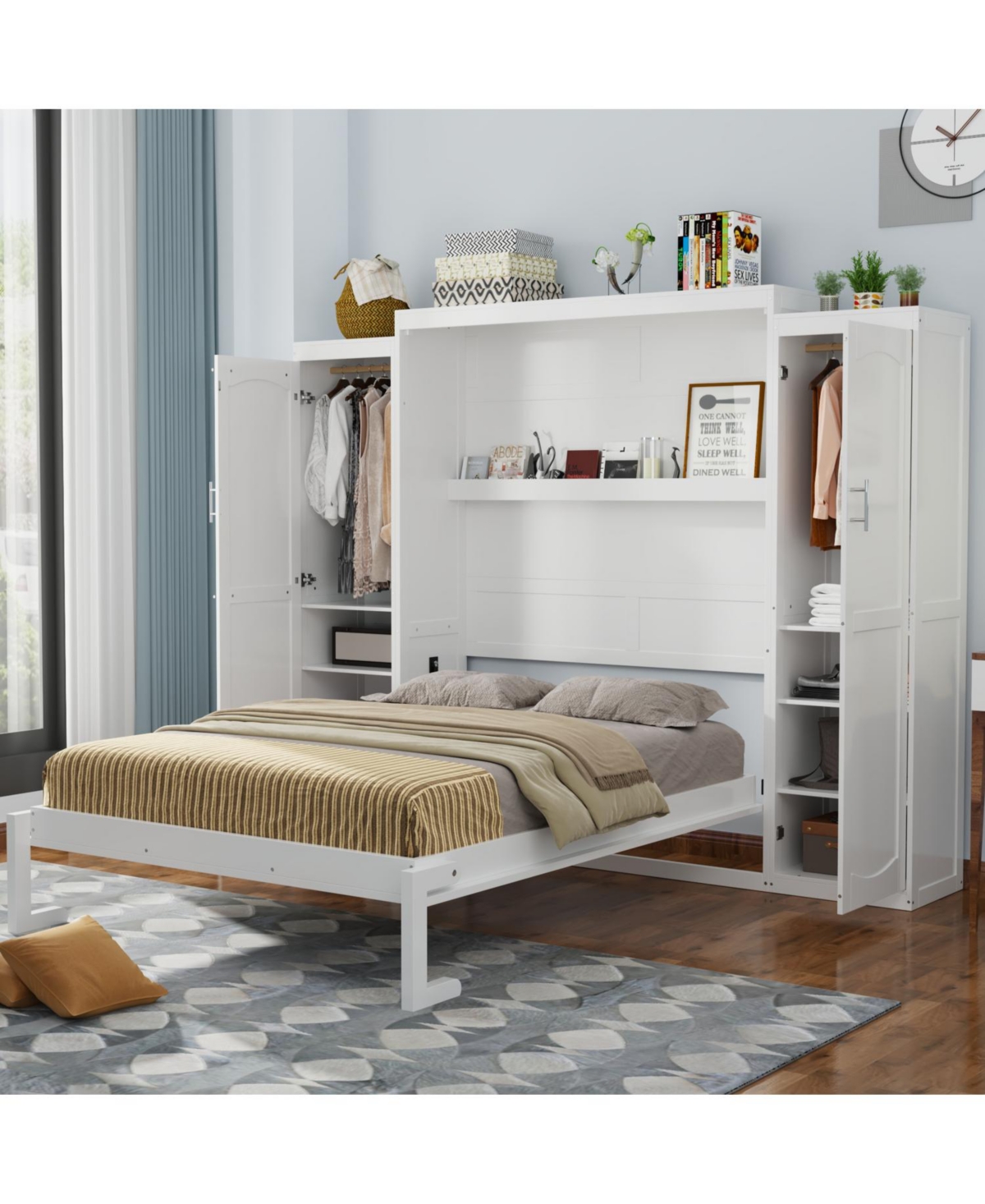 Click here for Streamdale Furniture Murphy Bed with Wardrobes & S... prices