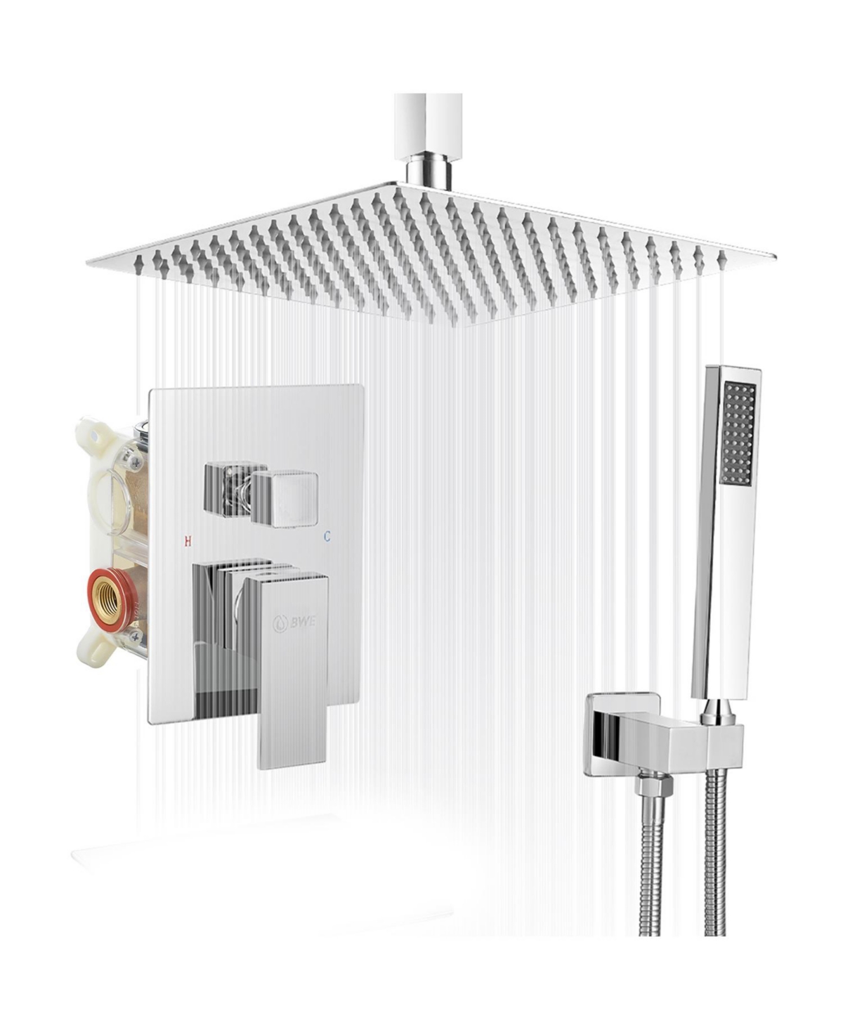 Click here for Greenspring Single-Handle 2-Spray Square High Pres... prices