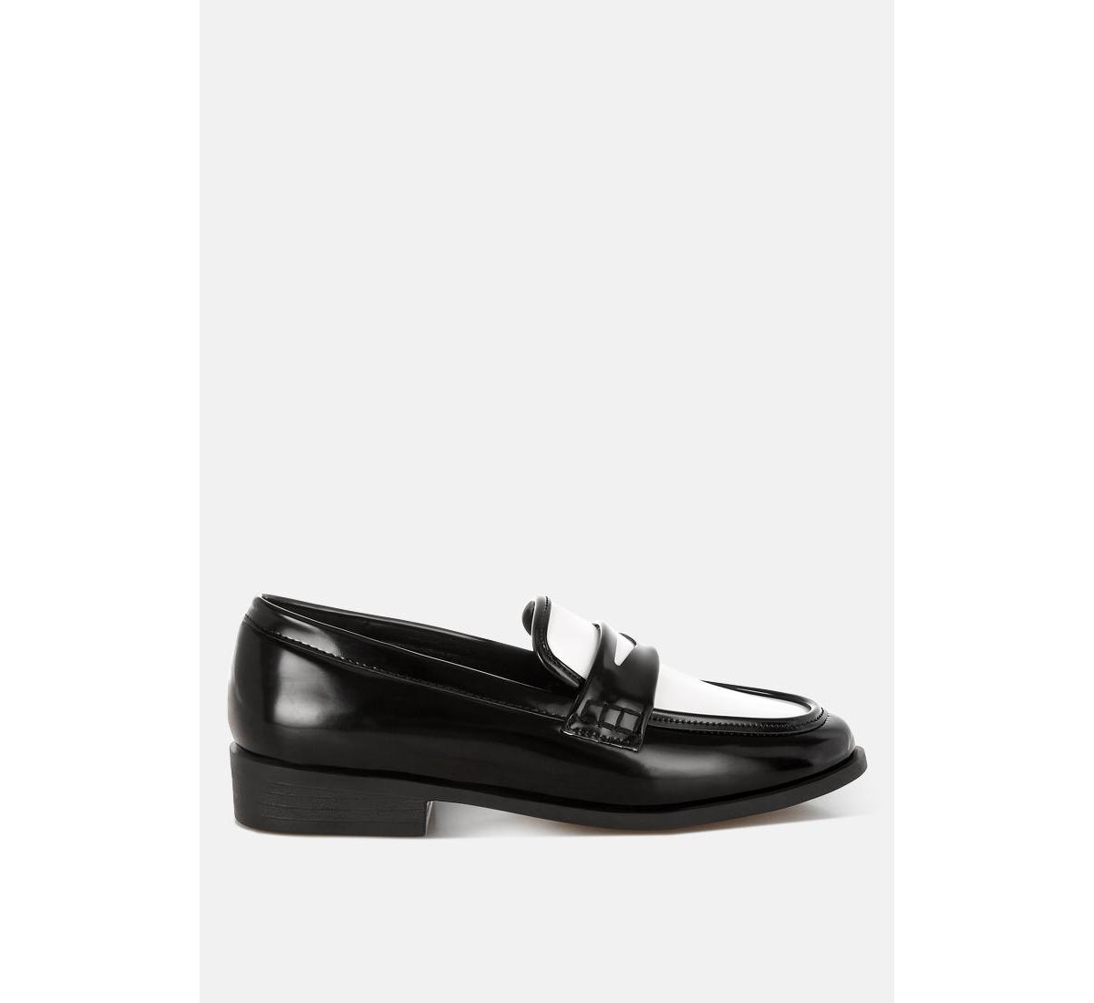 Click here for London Rag Bugle Duo Tone Penny Loafers Women prices