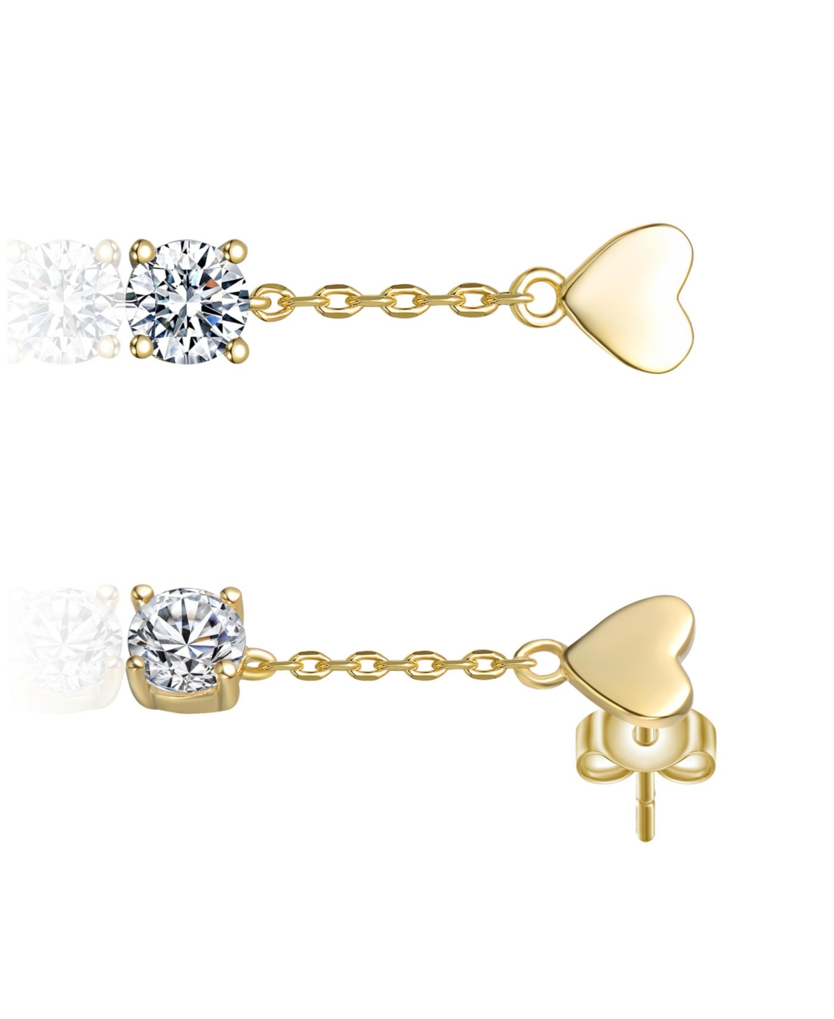 Click here for Rachel Glauber 14K Gold Plated with Clear Cubic Zi... prices
