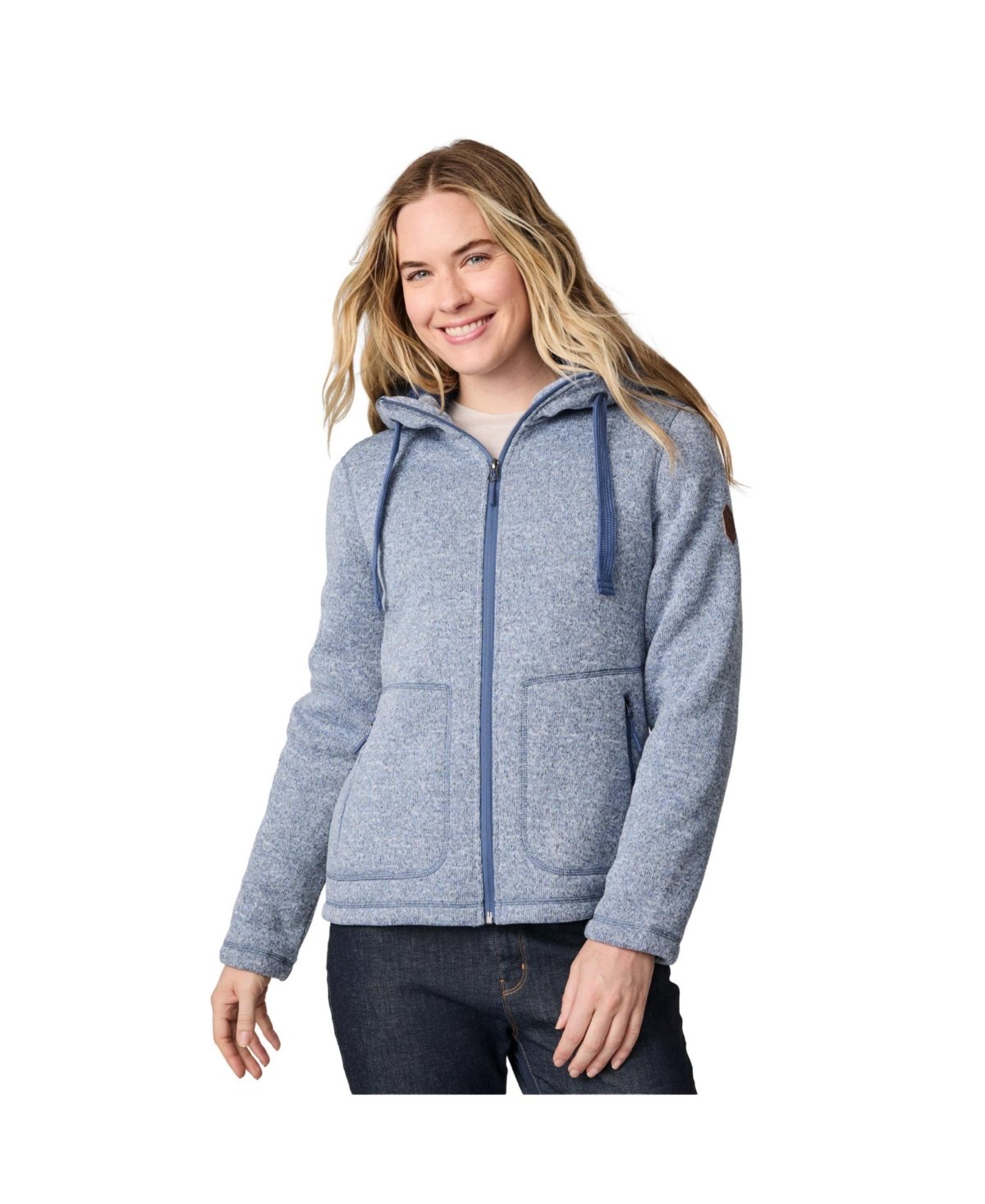 Click here for Free Country Womens Mountain Fleece Jacket - Storm... prices