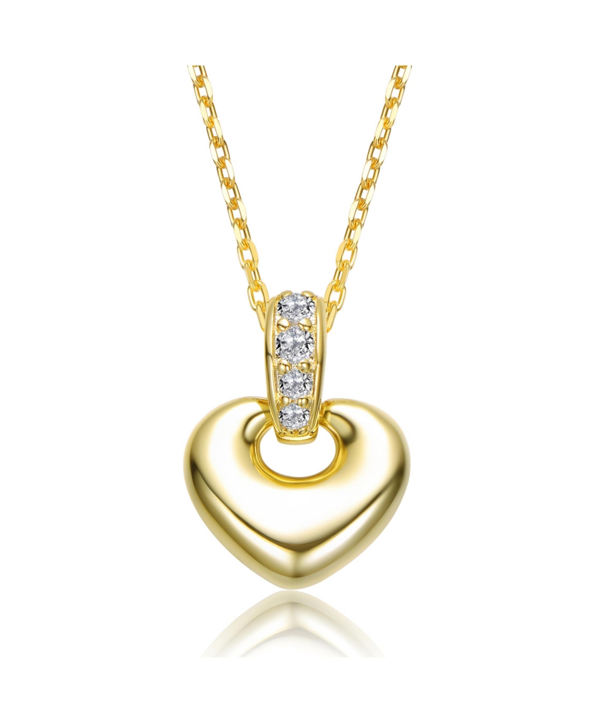 Click here for GiGiGirl 14K Gold Plated with Clear Cubic Zirconia... prices