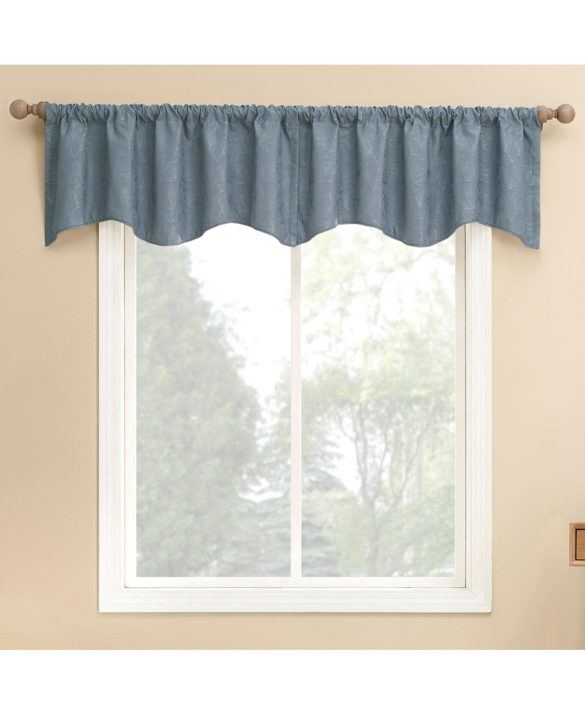 Click here for Bronte Floral Jacquard 100 Blackout Rod Pocket Cur... prices