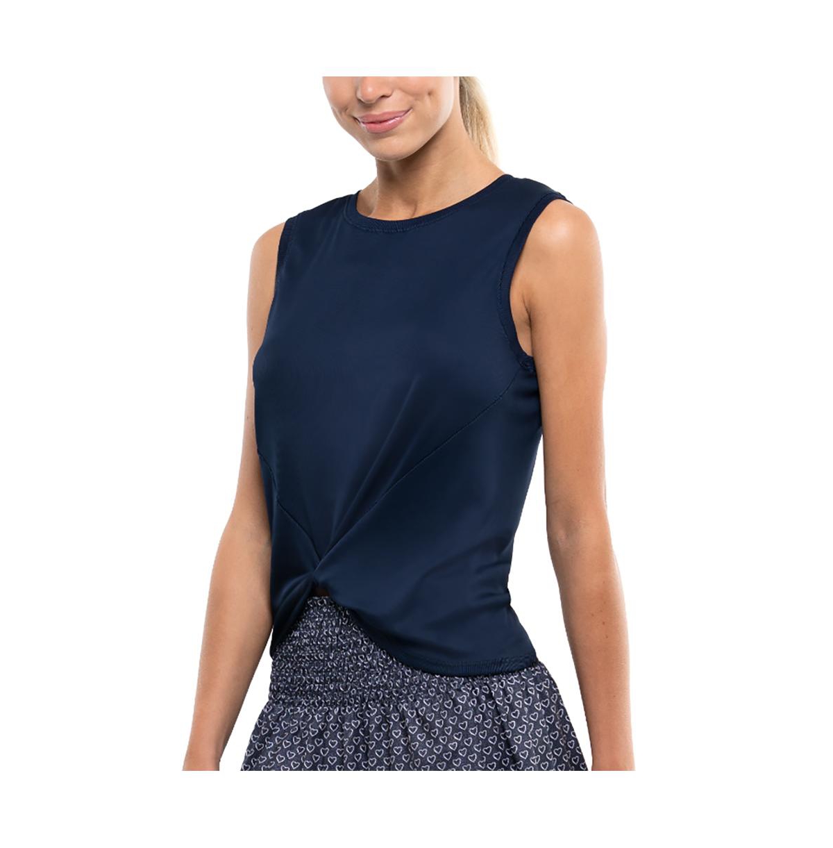 Click here for Lucky In Love Womens Twist Front Tennis Tank Top -... prices