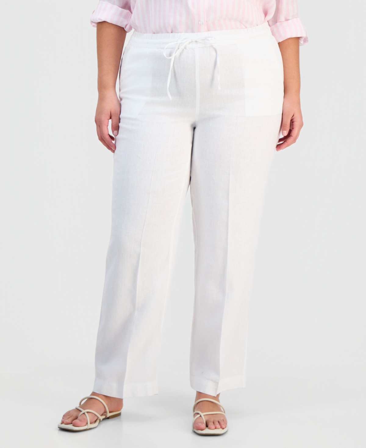 Click here for Charter Club Plus Size 100 Linen Pants  Exclusivel... prices