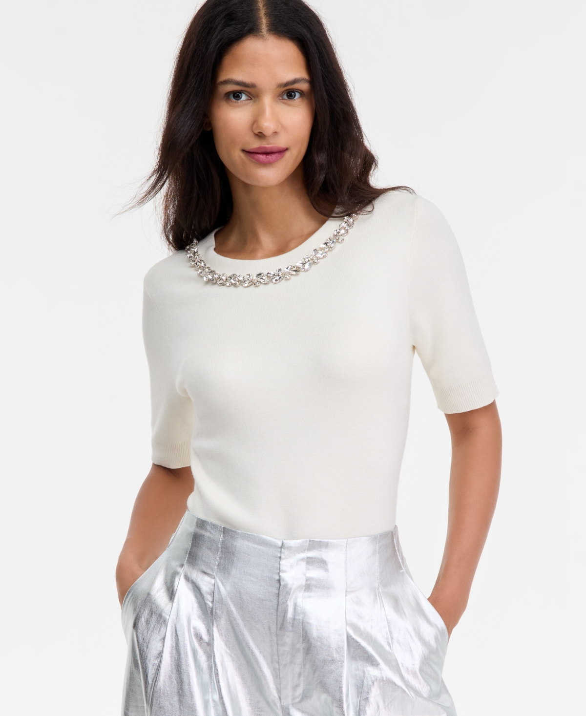 Click here for I.n.c. International Concepts Womens Short-Sleeve... prices