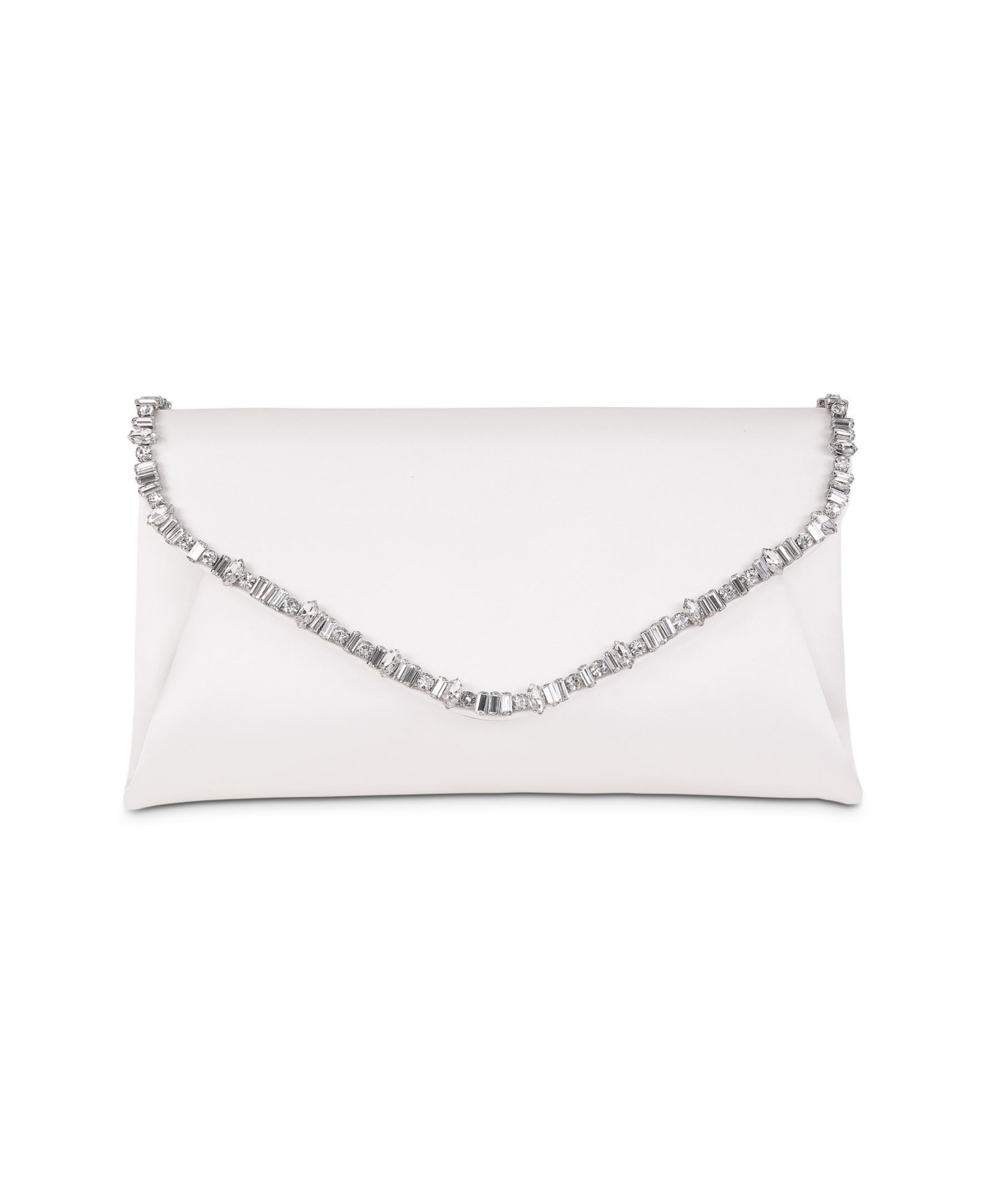 Click here for Womans Mika Elegant Satin Envelope with Crystal Ne... prices