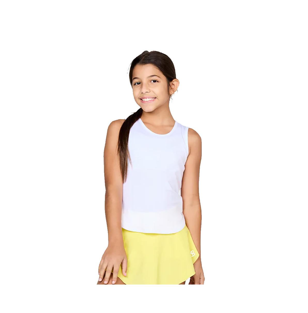Click here for Sofibella Girls Uv White Tennis Tank Top - White /... prices