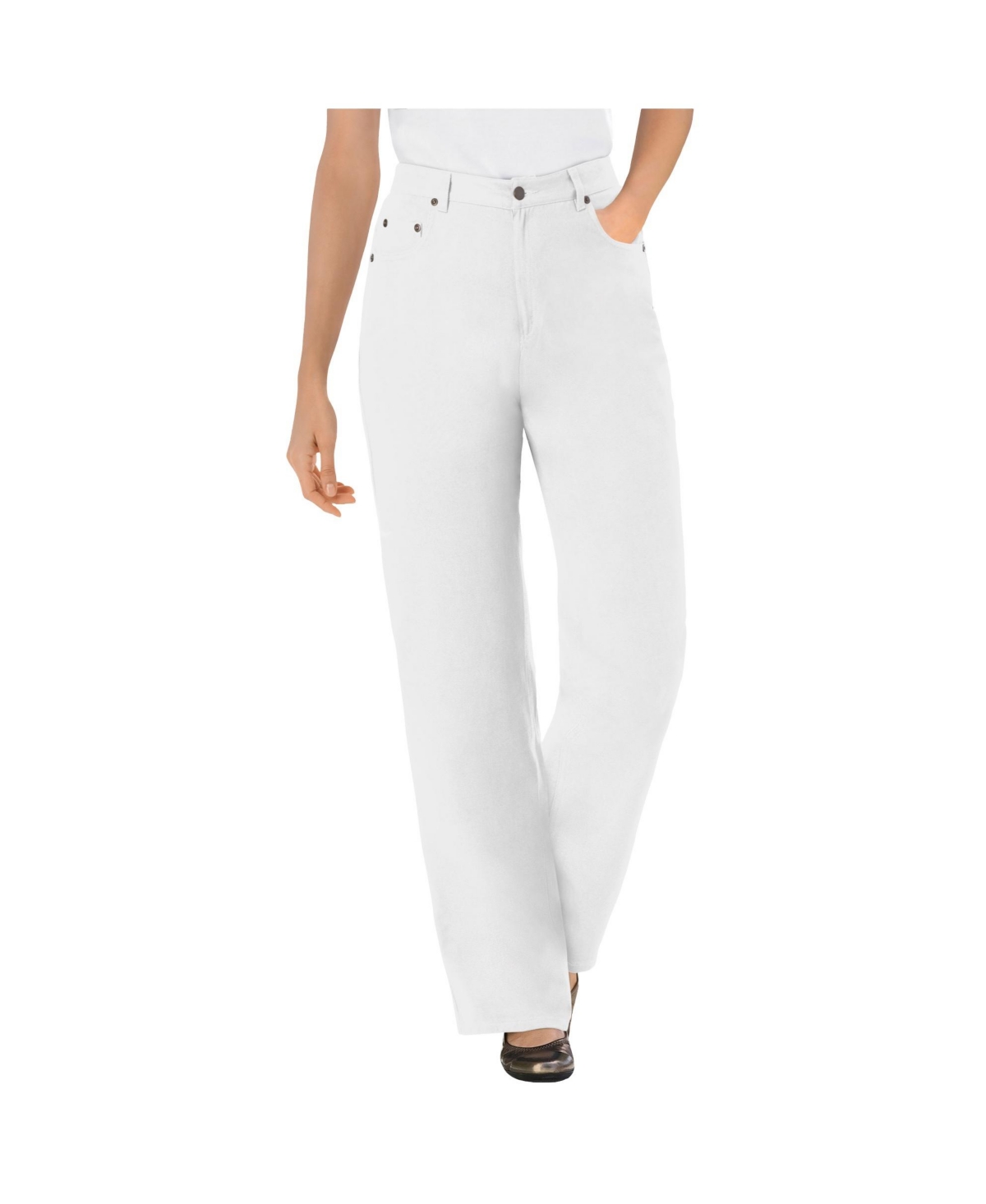 Click here for Woman Within Womens Within Perfect Relaxed Cotton... prices
