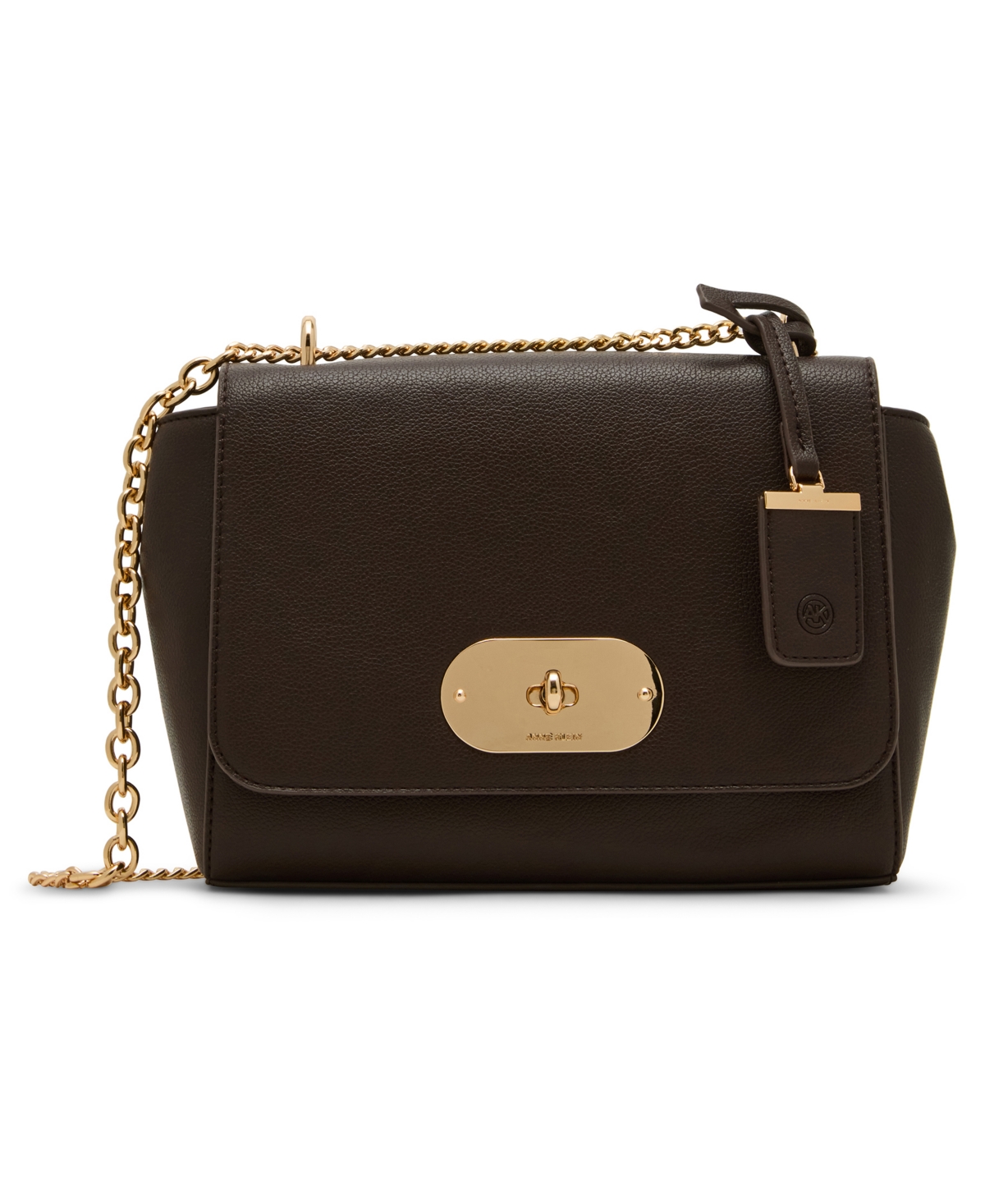 Click here for Anne Klein Flap Small Shoulder Bag - Brown prices