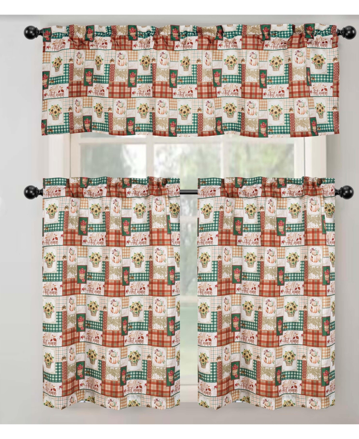 Click here for Kate Aurora Country Farmhouse Autumn Harvest Plaid... prices