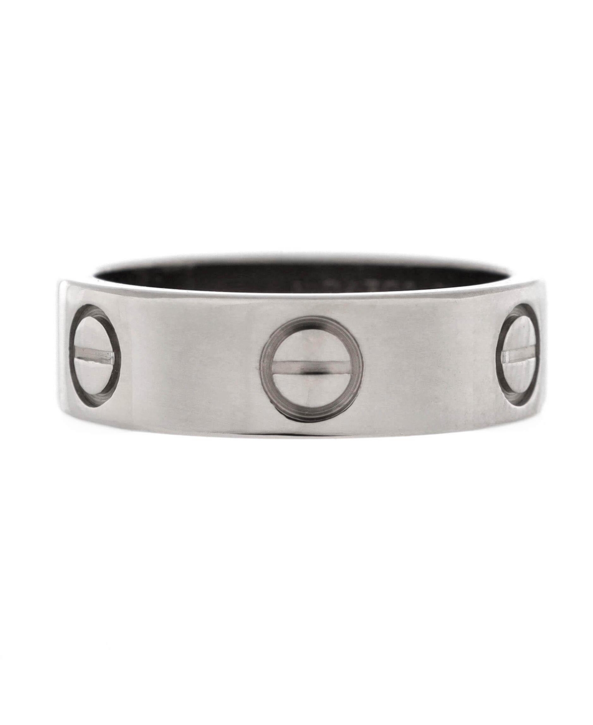 Click here for Pre-Owned Cartier Love Band Ring - 18k white gold prices