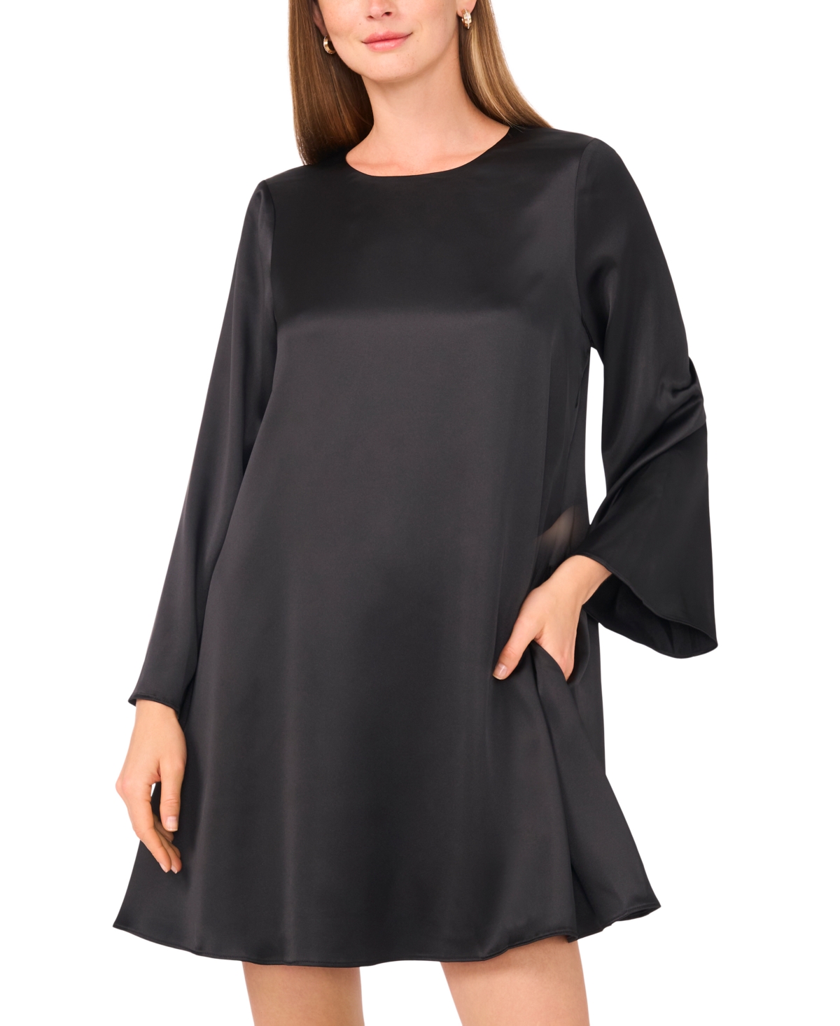 Click here for Vince Camuto Womens A-Line Mini Dress - Rich Black prices