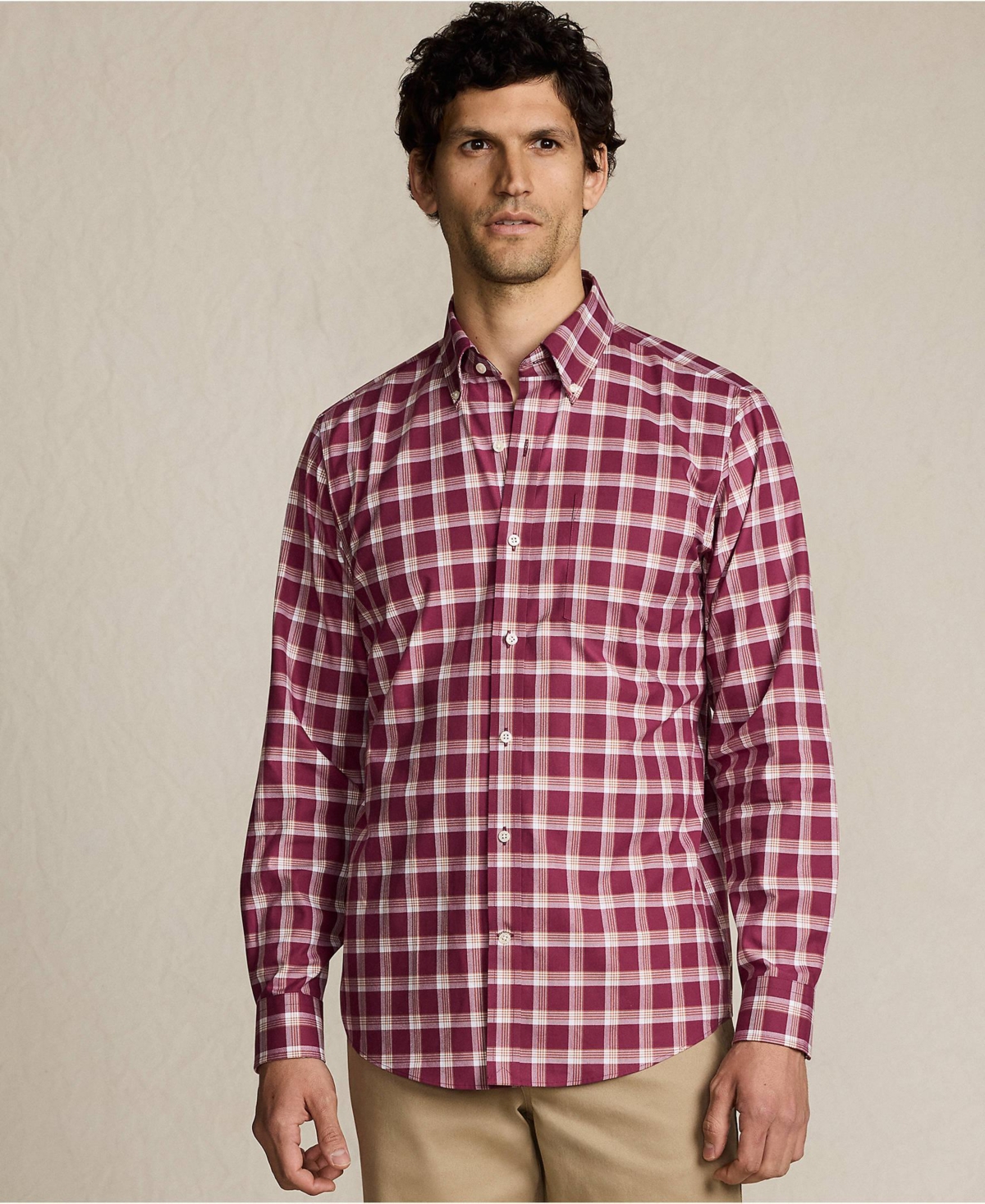 Click here for Lands End Mens Traditional Fit No Iron Twill Shirt... prices