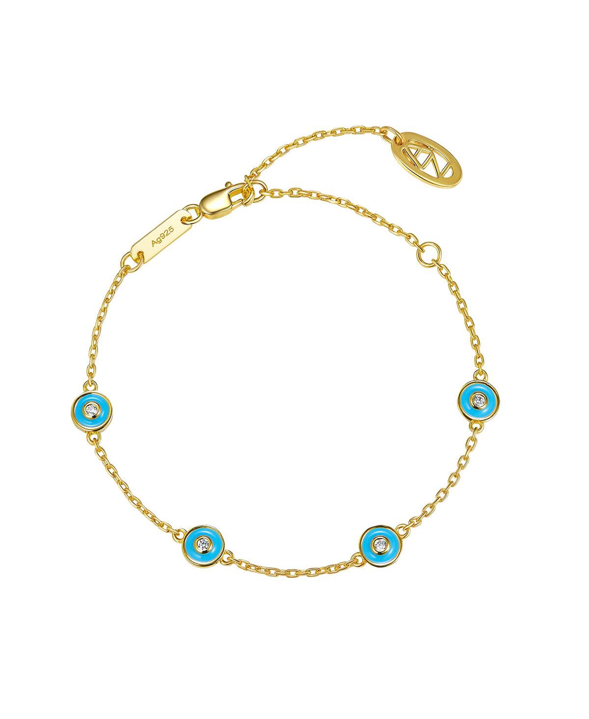 Click here for Anna Zuckerman Petit Bubble Bracelet in Sky Blue -... prices