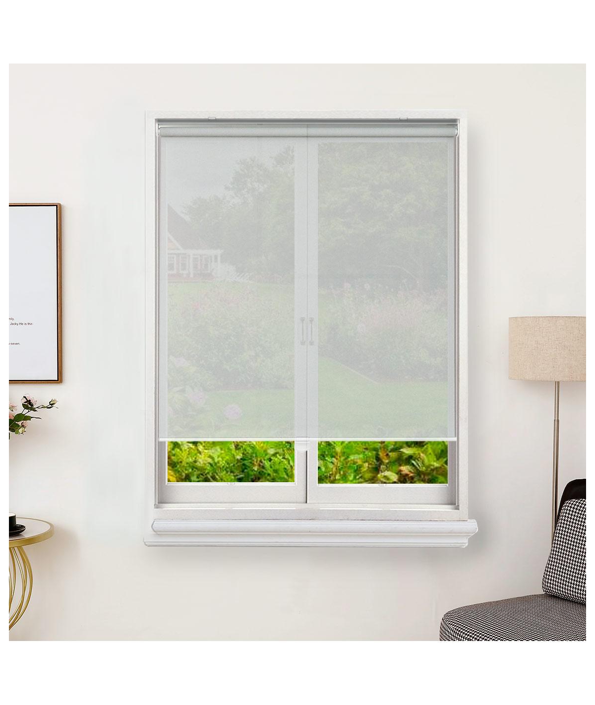 Click here for Shadisfy Solar Cordless Roll Up Shade - Light grey prices