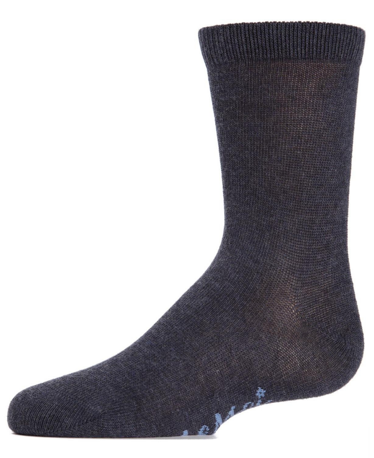 Click here for Memoi Kids Basic Cotton Blend Crew Socks - Denim prices