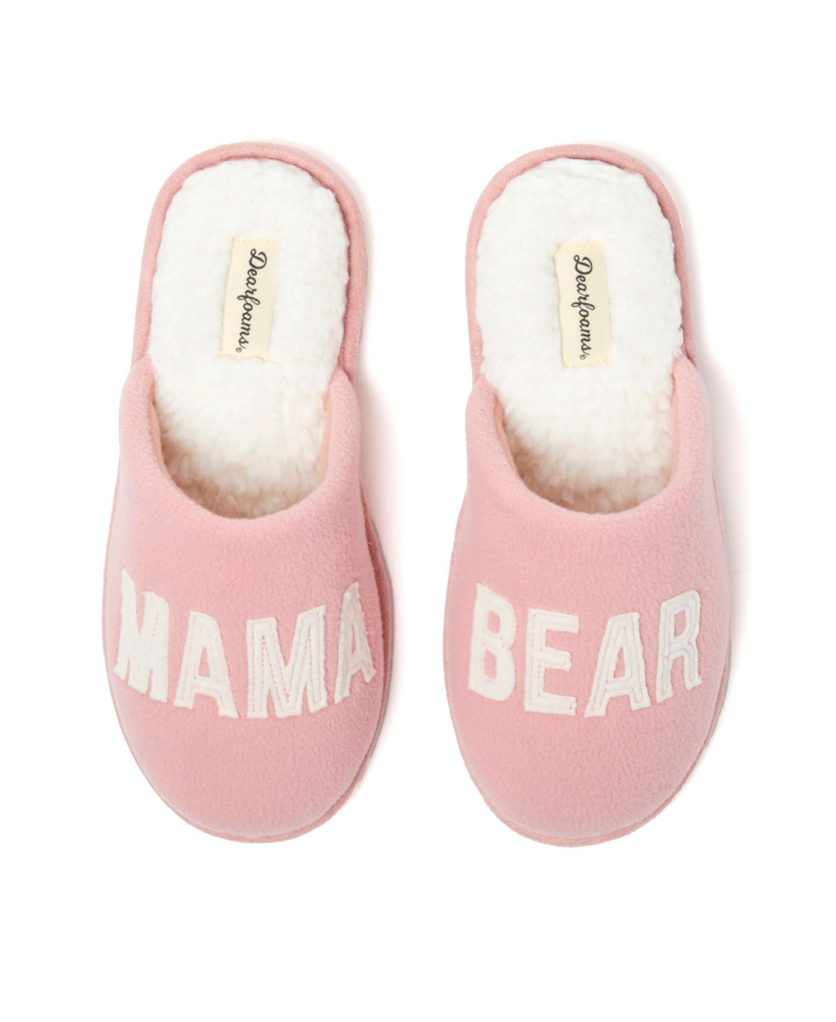 Click here for Dearfoams Womens Carley Mama Bear Mom Scuff Slippe... prices