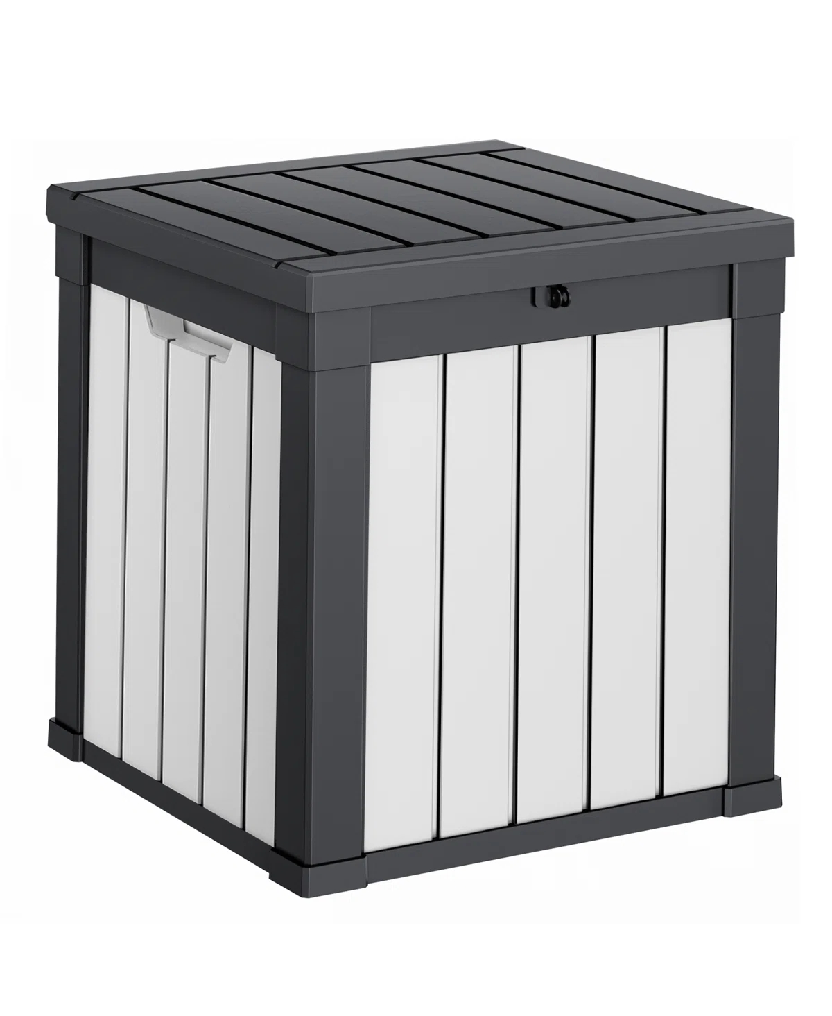 Click here for Chic Crate-50 Gallon Plastic Deck Box - White prices