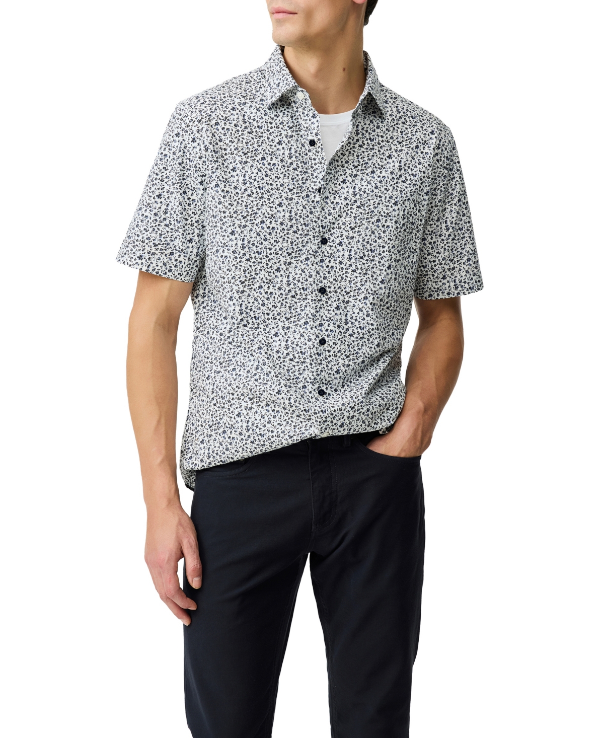 Click here for Rodd & Gunn Mens Rai Valley Shirt - Navy prices