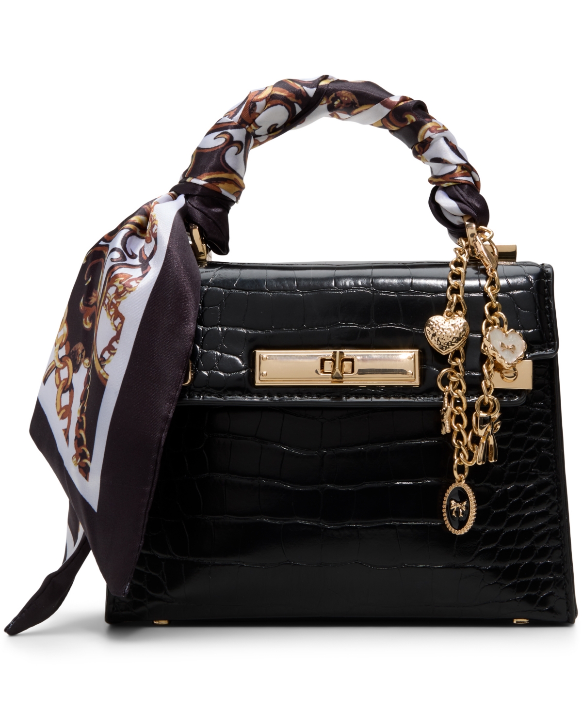 Click here for Aldo Larigodiaa Small Top Handle Bag - Mix Mat Bla... prices