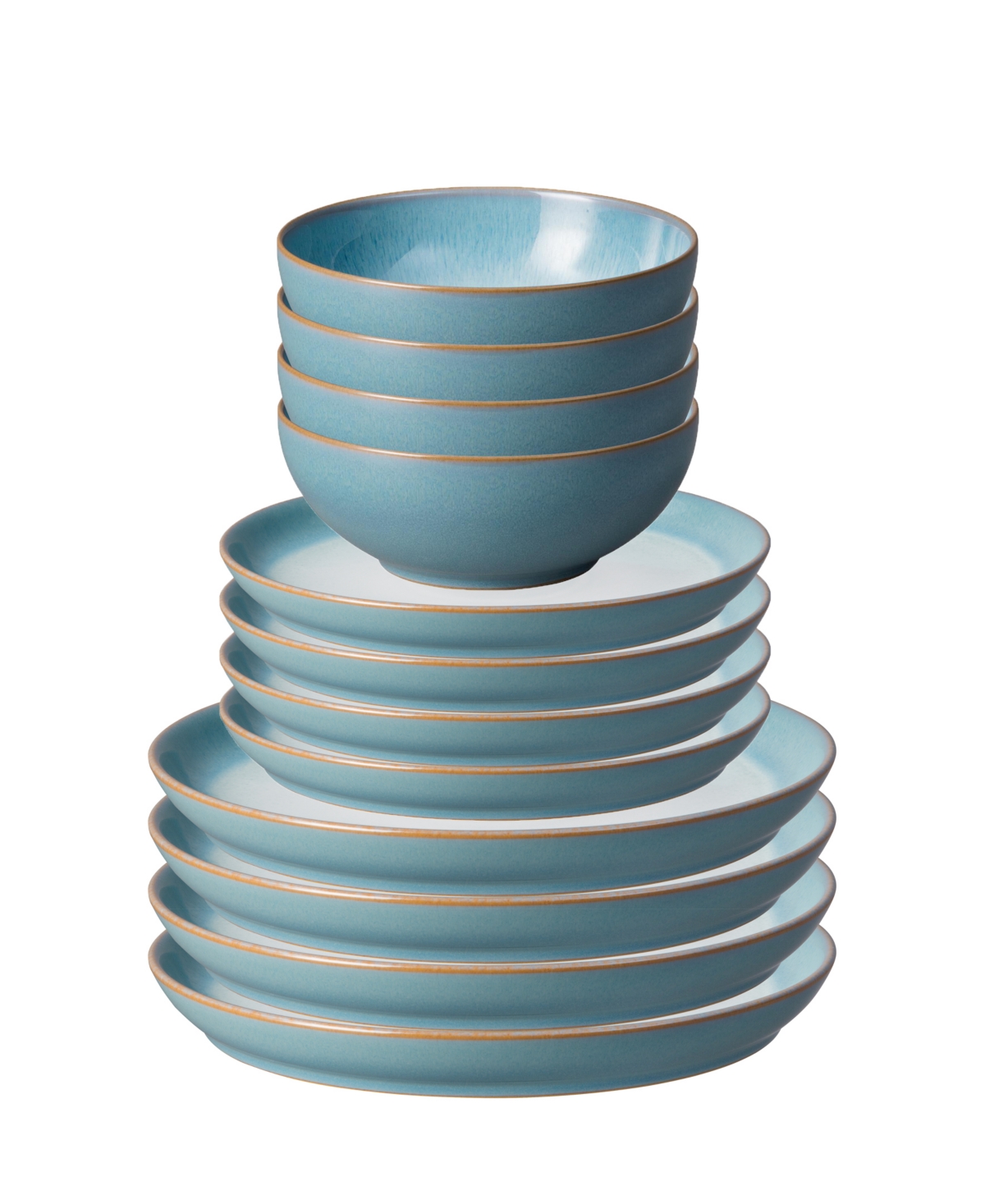 Click here for Denby Azure Haze 12 Pc. Dinnerware Set  Service fo... prices