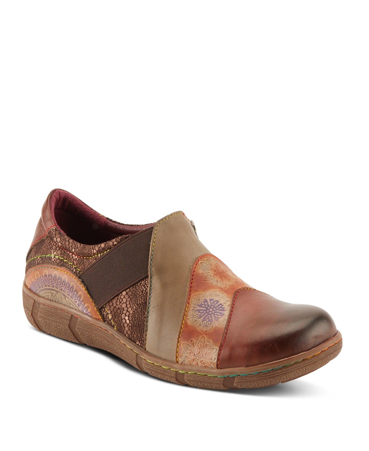 Click here for L Artiste Women s Lata Hand-Painted Closed Back Sh... prices