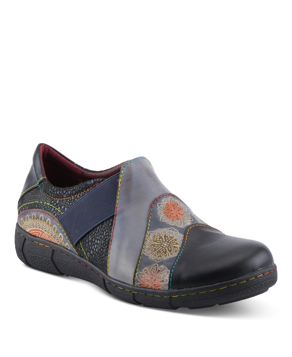 Click here for L Artiste Women s Lata Hand-Painted Closed Back Sh... prices
