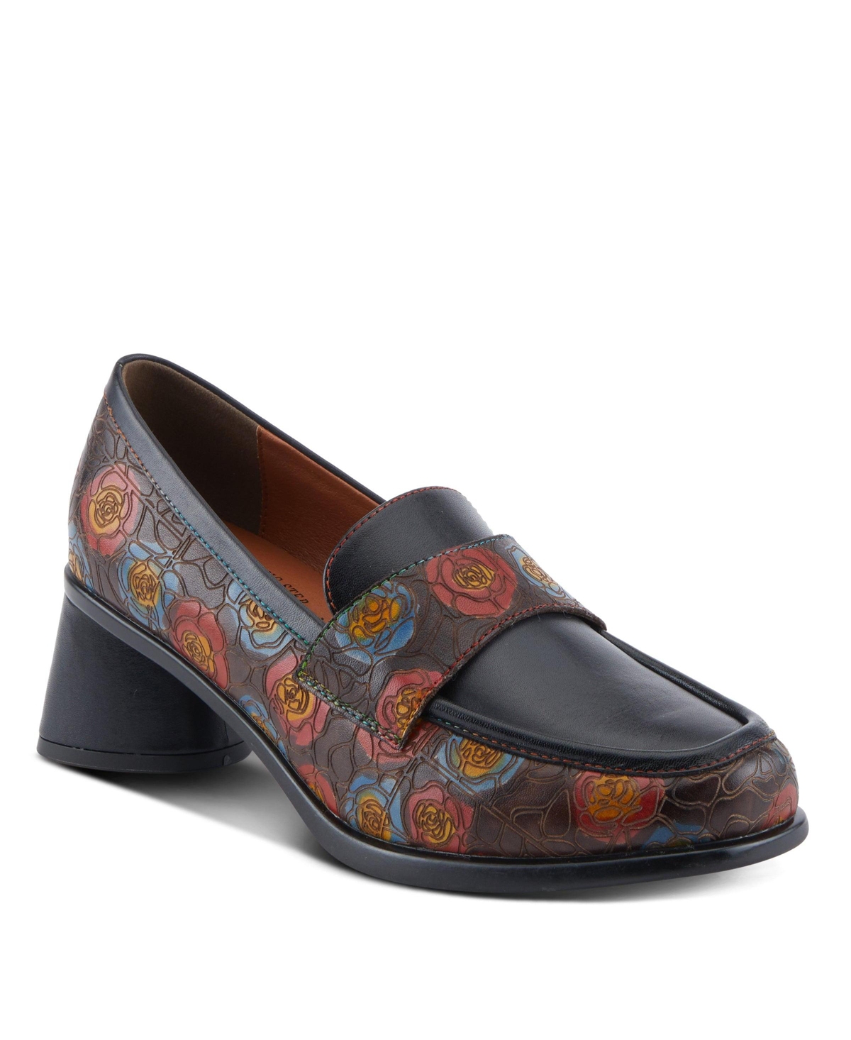 Click here for LArtiste Womens Rivoire Hand-Painted Floral Loafer... prices