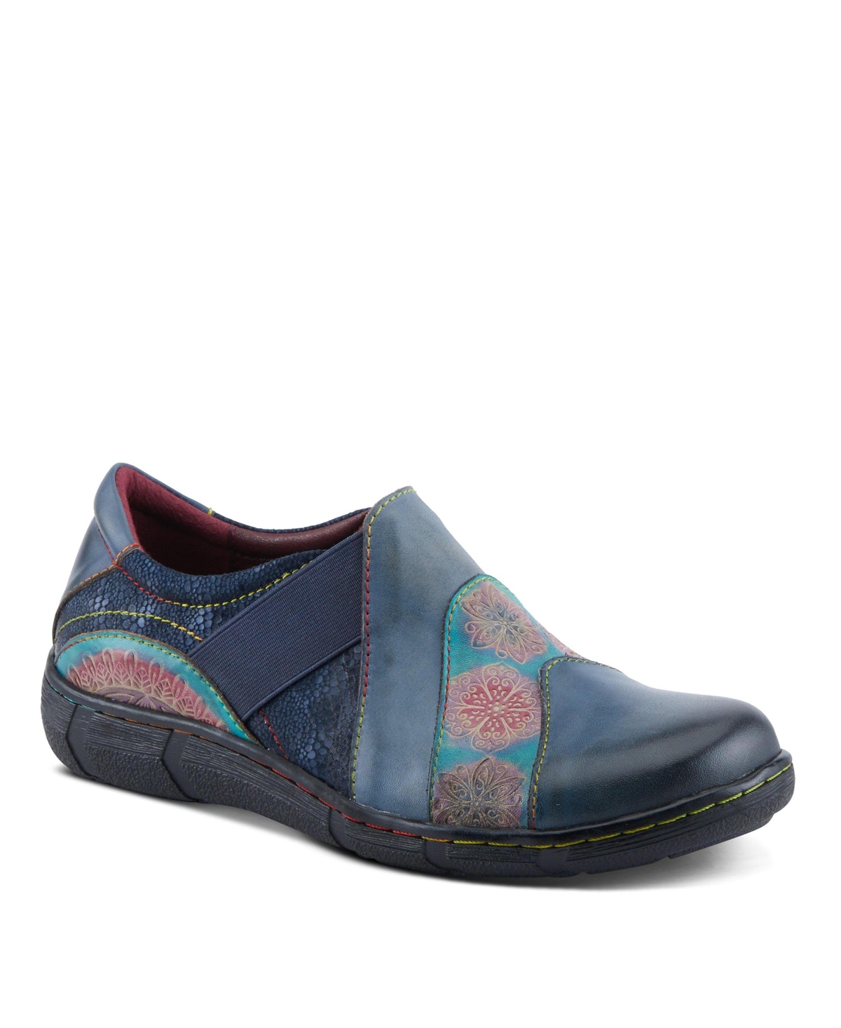 Click here for L Artiste Women s Lata Hand-Painted Closed Back Sh... prices