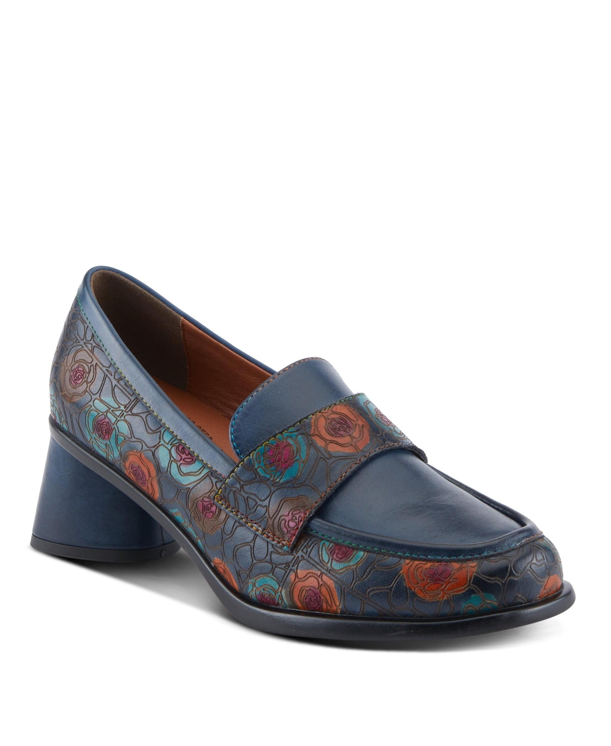 Click here for LArtiste Womens Rivoire Hand-Painted Floral Loafer... prices