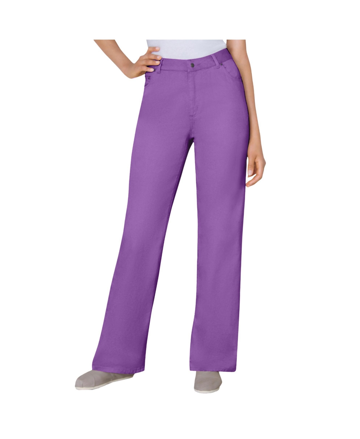 Click here for Woman Within Petite Perfect Relaxed All-Cotton Den... prices