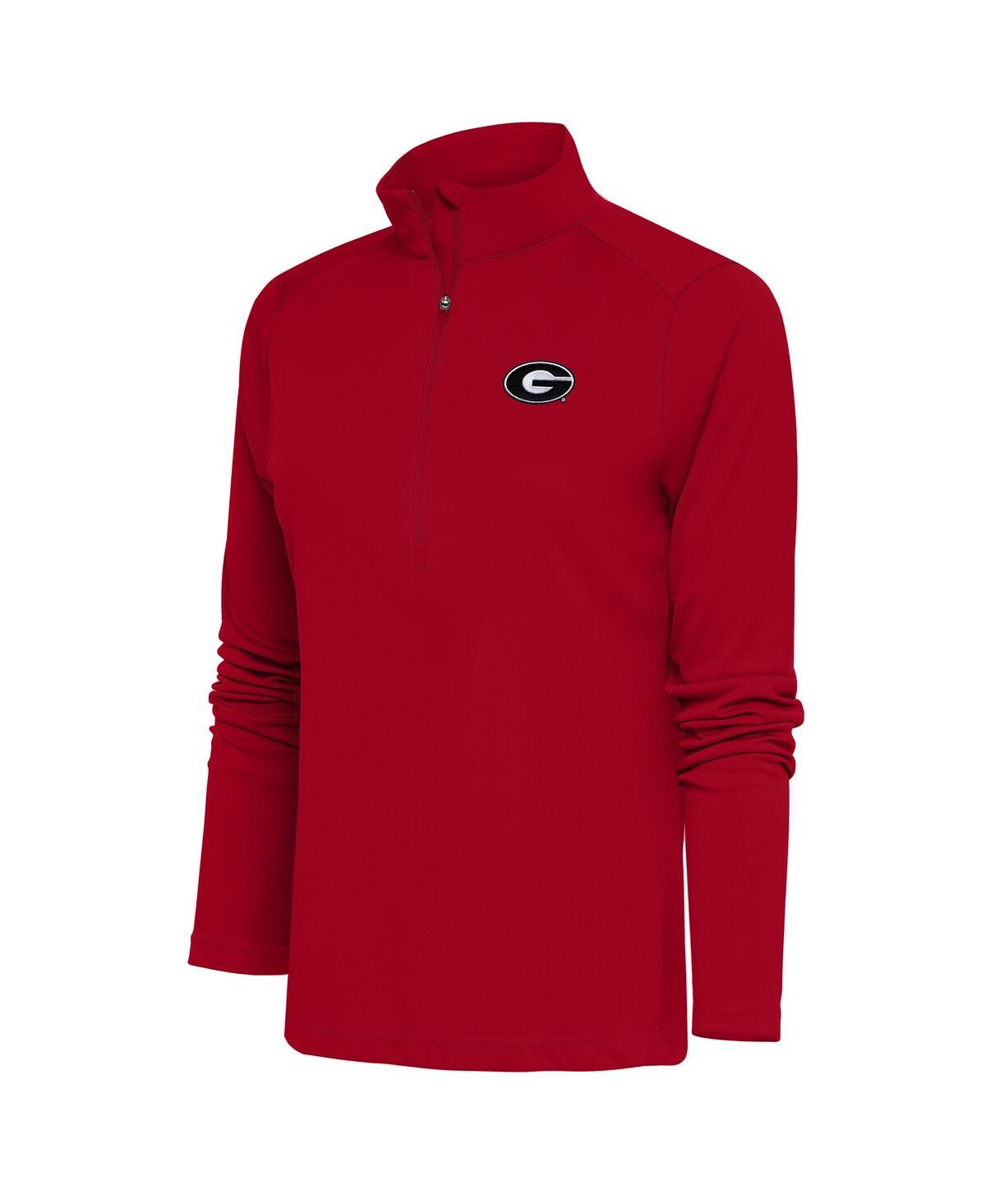 Click here for Antigua Womens Red Georgia Bulldogs Tribute Half-Z... prices