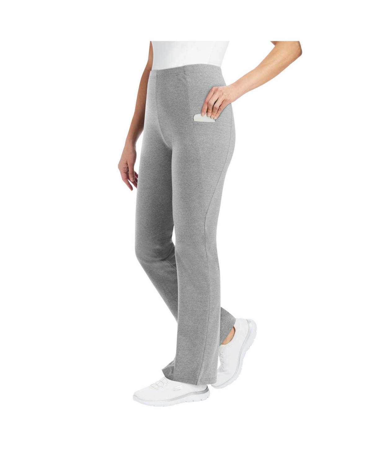 Click here for Woman Within Womens Within Tall Stretch Cotton Poc... prices