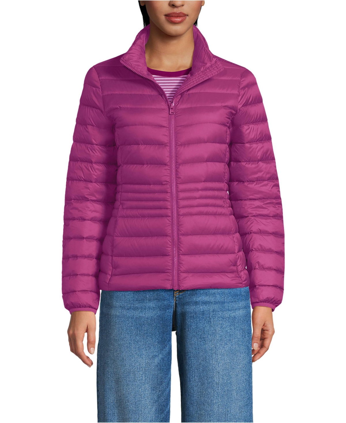 Click here for Lands End Womens Wanderweight Packable Down Jacket... prices