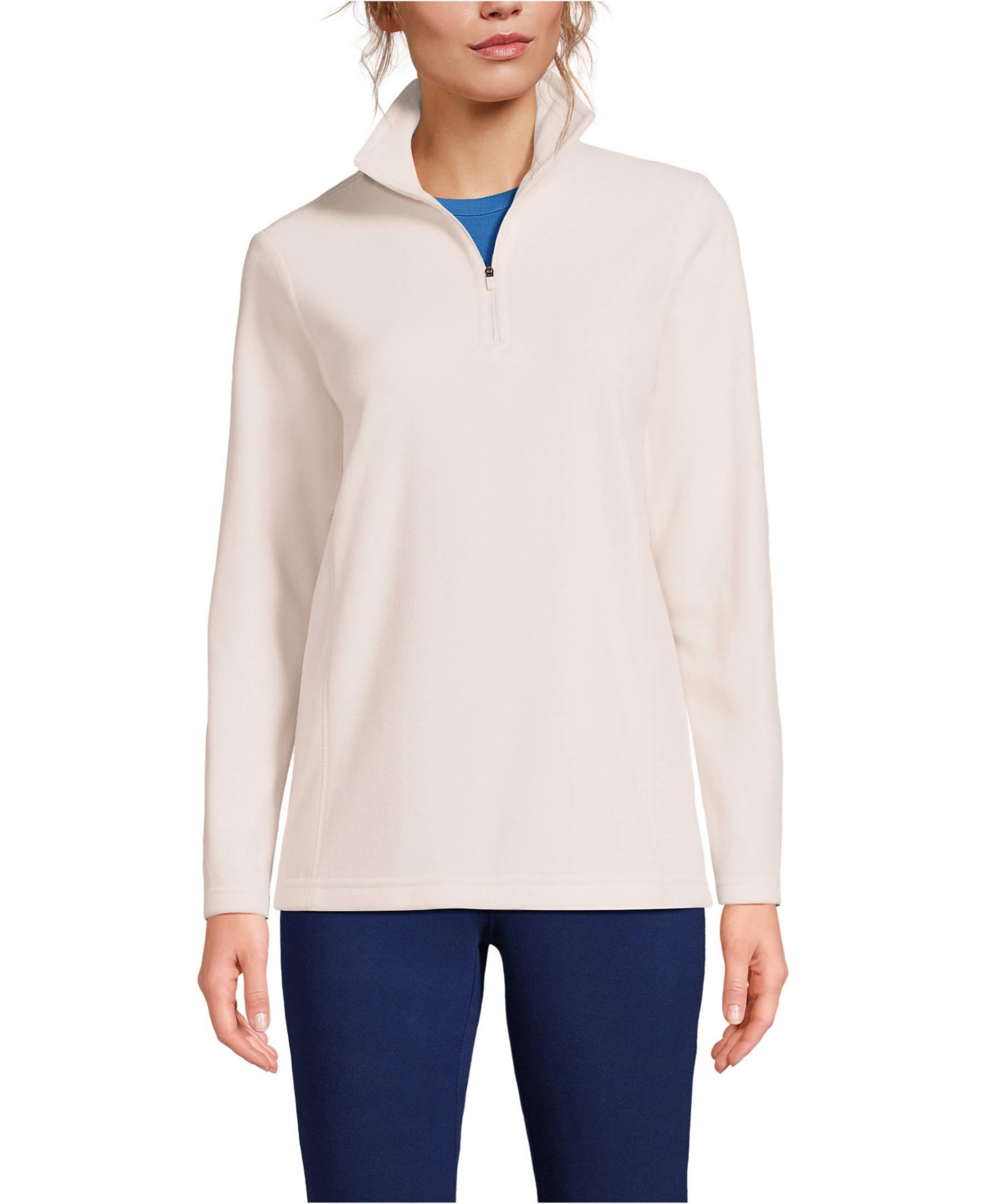 Click here for Lands End Womens Anyweather Fleece Quarter Zip Pul... prices