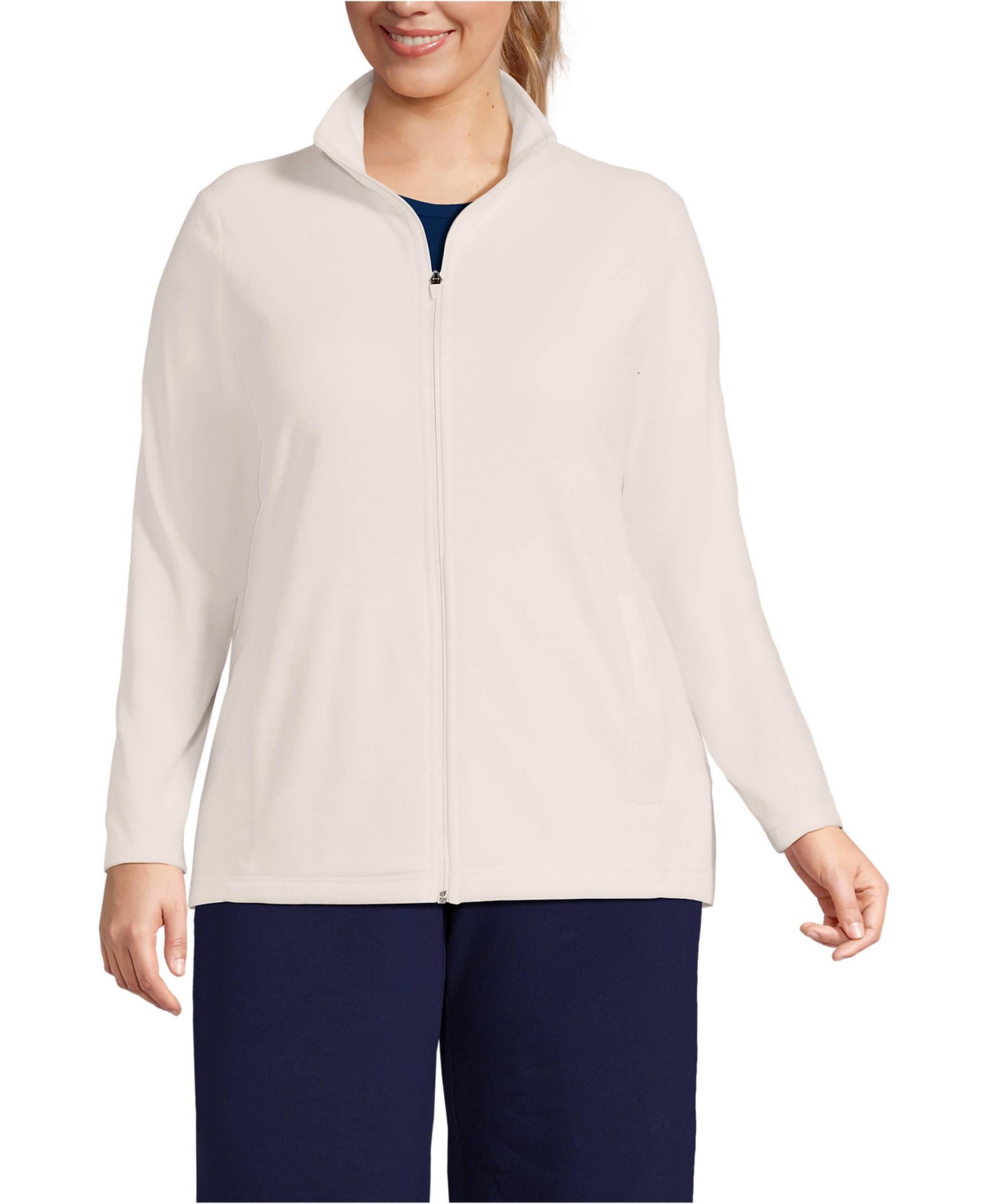 Click here for Lands End Plus Size Anyweather Fleece Full Zip Jac... prices