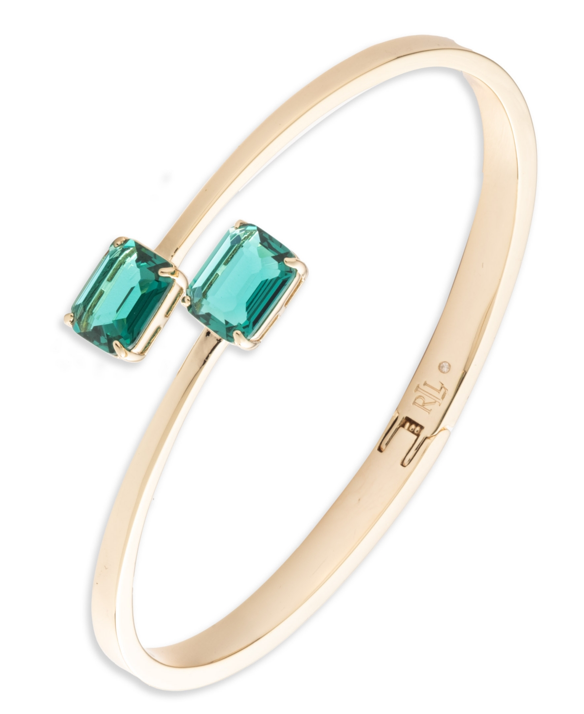 Click here for Lauren Ralph Lauren Glass Stone Gold-Tone Bypass C... prices