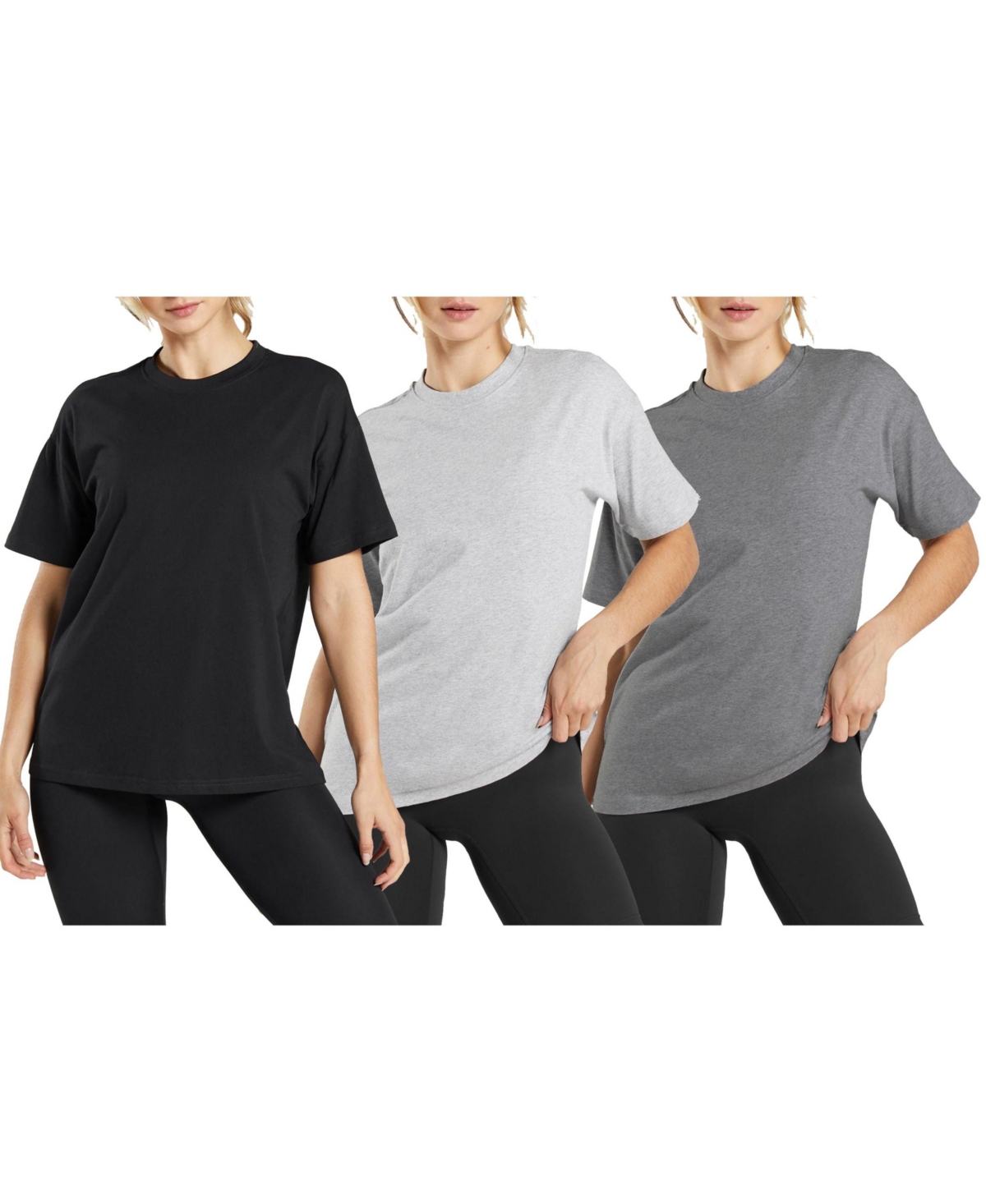 Click here for Blue Ice Womens Loose Fitting Short Sleeve Crew Ne... prices