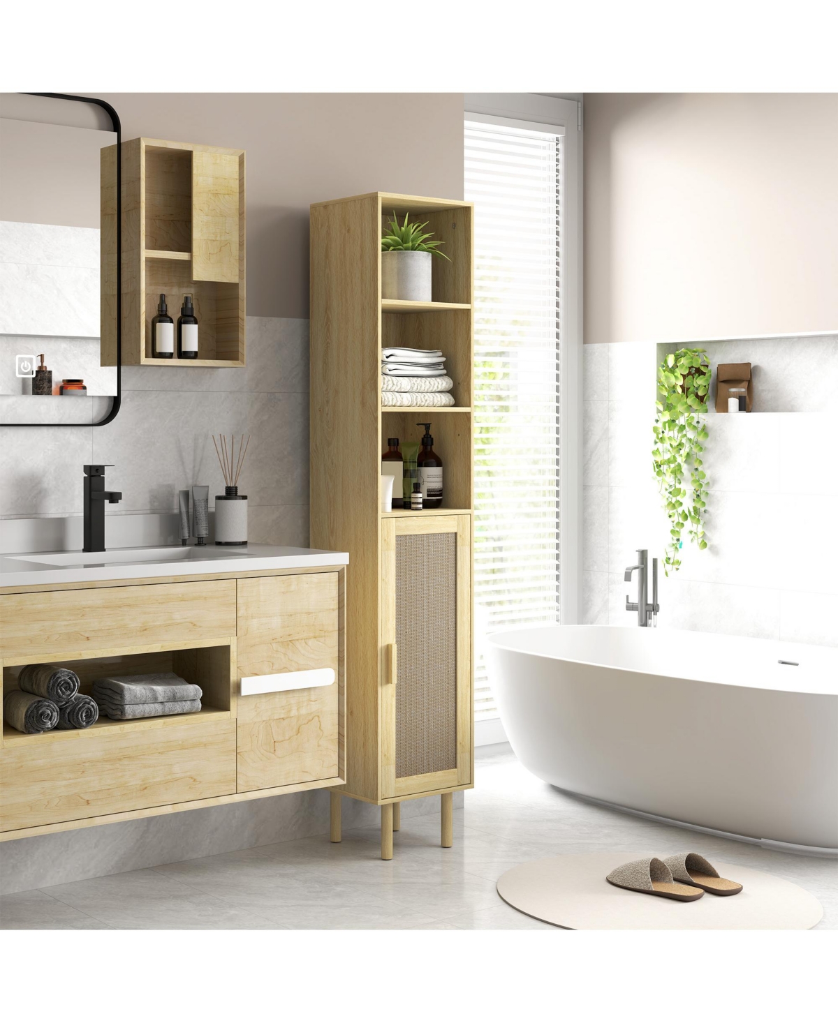 Click here for Slickblue Contemporary Bathroom Cabinet with Stora... prices