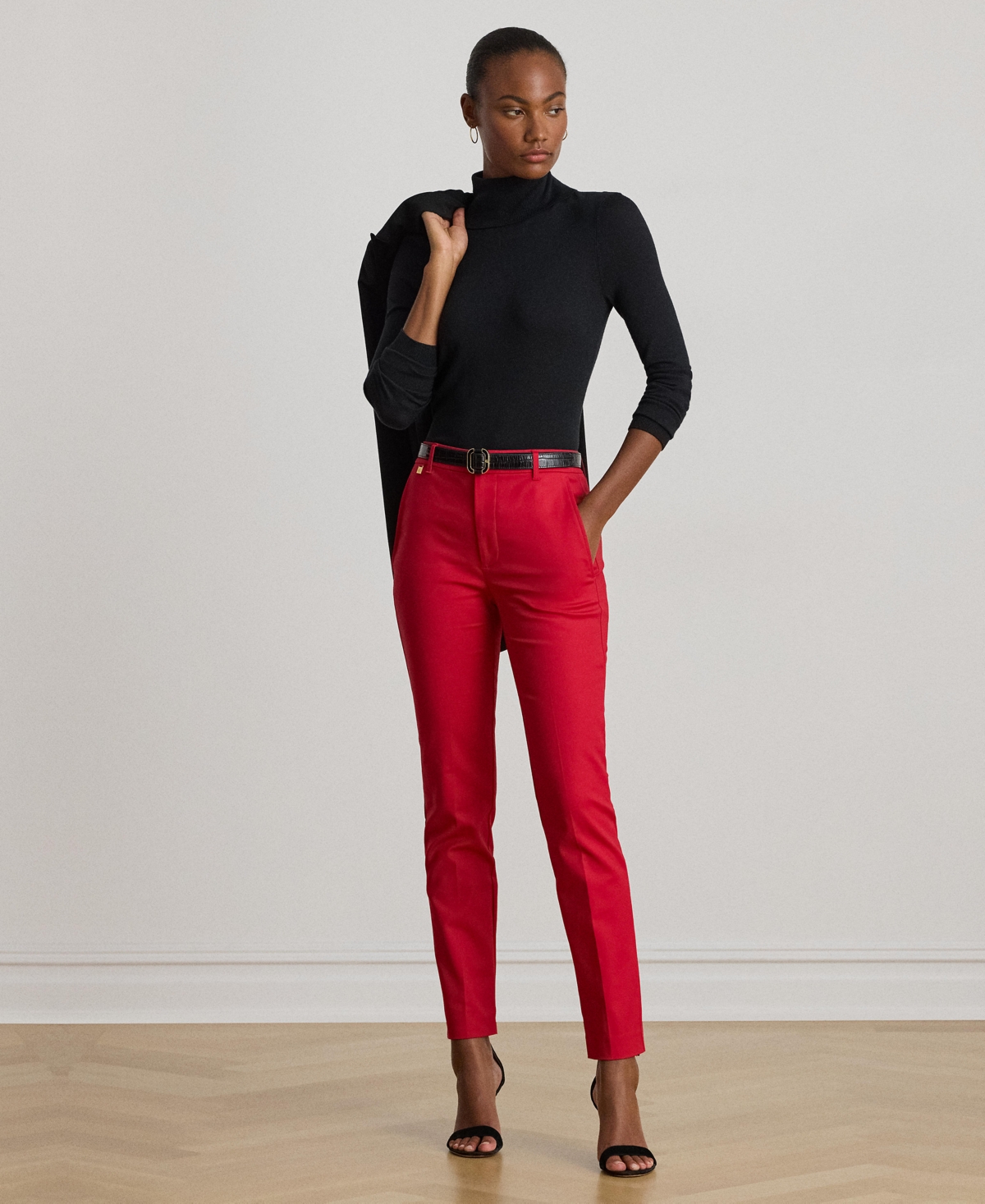 Click here for Lauren Ralph Lauren Double-Faced Stretch Cotton Pa... prices