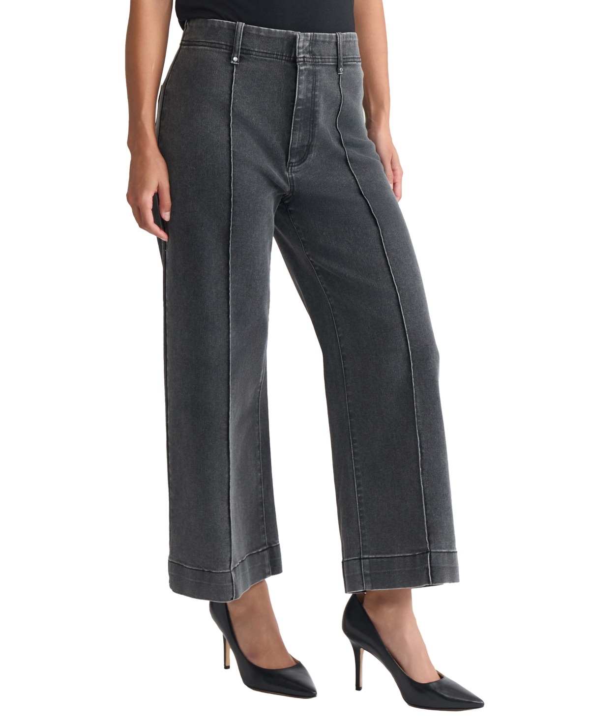 Click here for Jones New York Womens Wide-Leg Pintuck Pants - Dar... prices