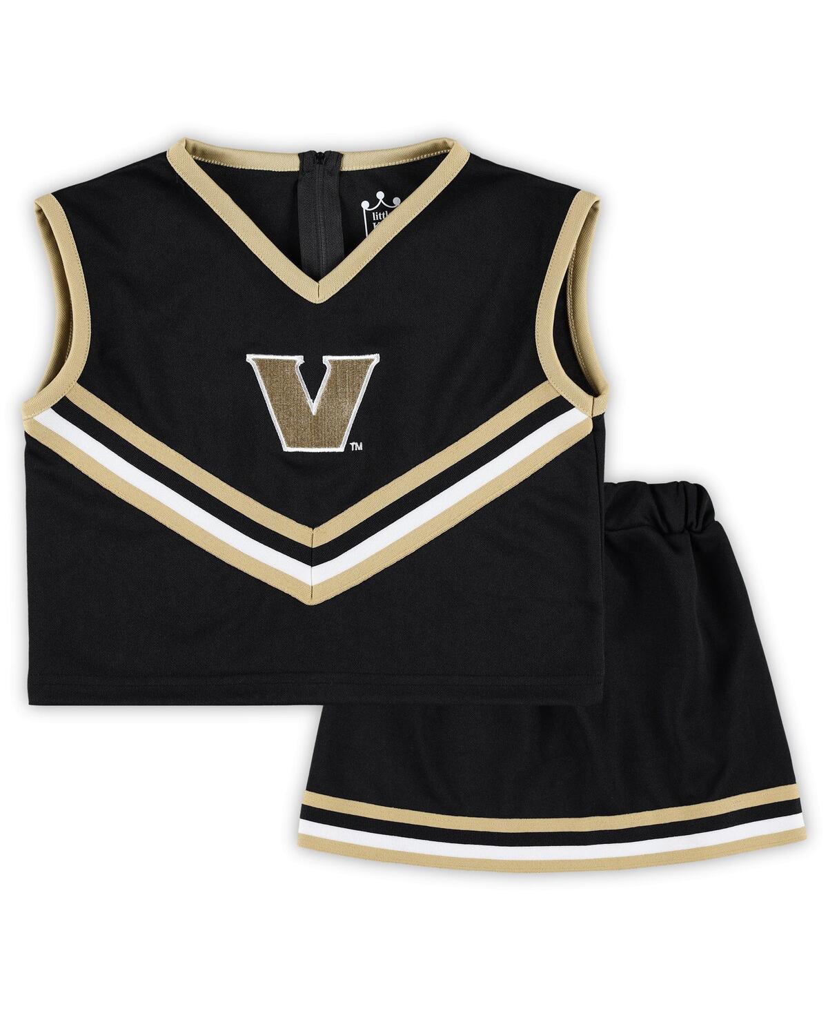 Click here for Little King Big Girls 2-Piece Black Vanderbilt Com... prices