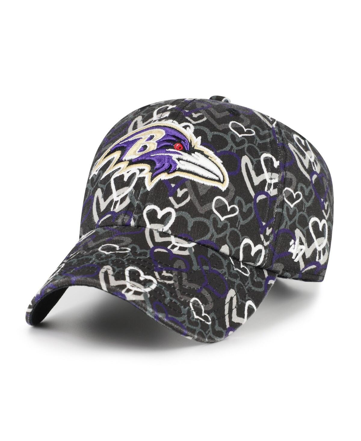 Click here for 47 Brand Big Girls Black Baltimore Ravens Mural Cl... prices