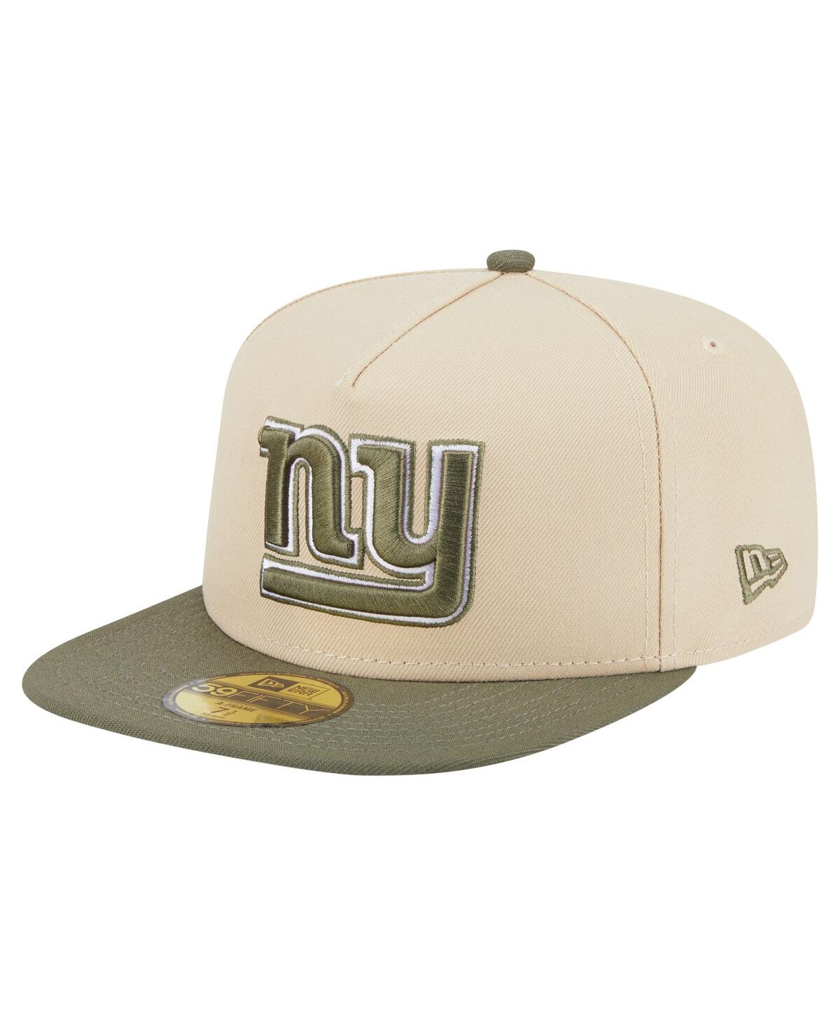 Click here for New Era Mens Light Beige/Olive New York Giants Col... prices