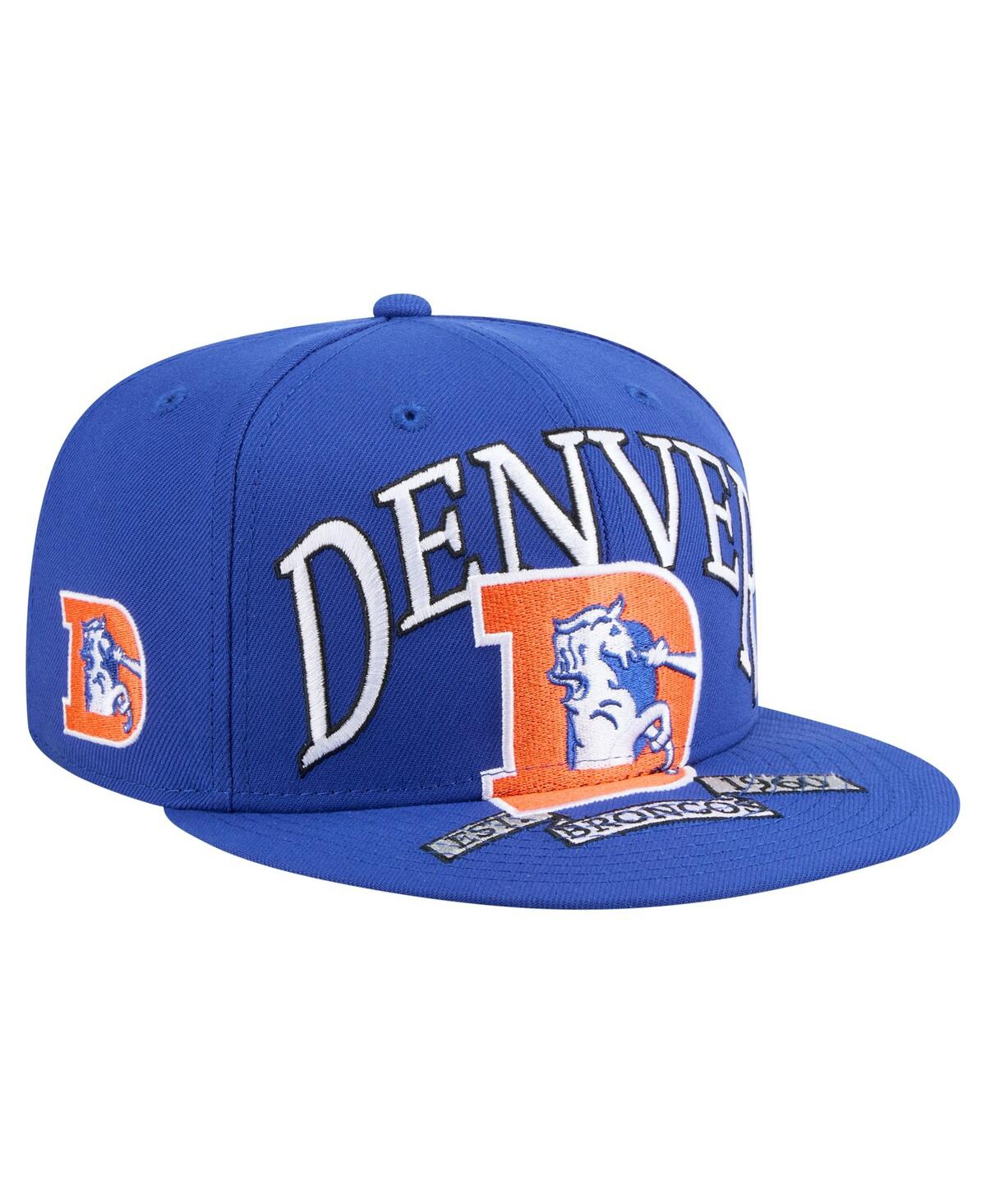Click here for New Era Mens Royal Denver Broncos Throwback Oversi... prices