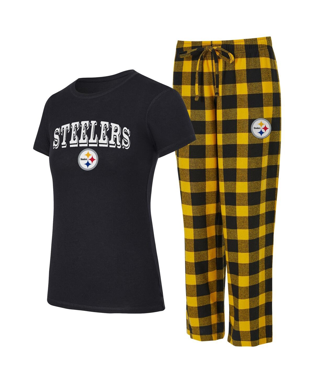 Click here for Concepts Sport WomensÂ Black  Gold Pittsburgh Stee... prices